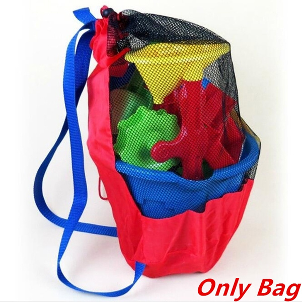 Summer Baby Sea Storage Mesh Bags for Children Kids Beach Sand Toys ...