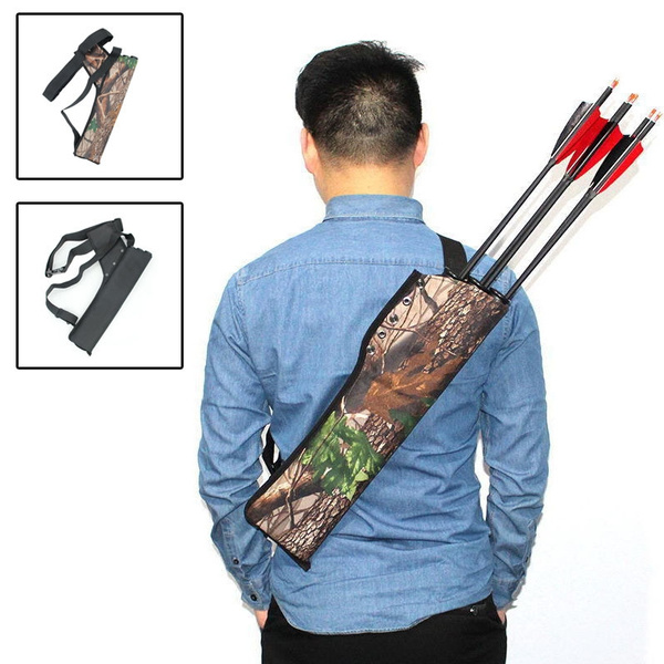3 Tube Arrow Holder Bag For Recurve Bow Archery Longbow Bow And Arrow ...
