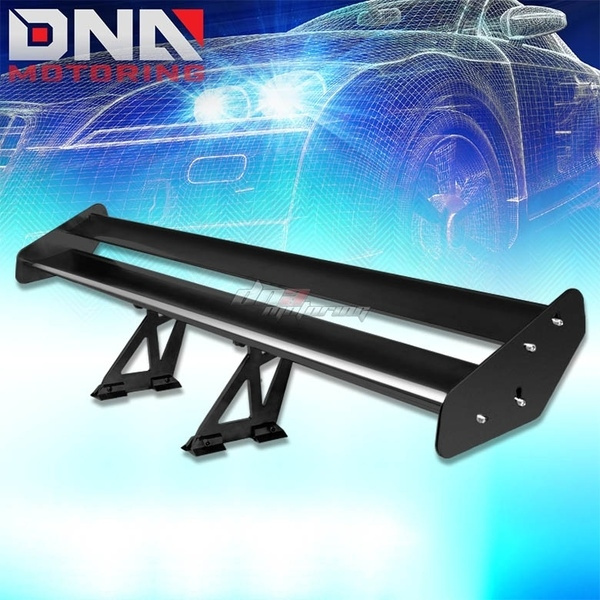 Universal Type V Adjustable Angle Black Double-Wing Aluminum GT Style ...