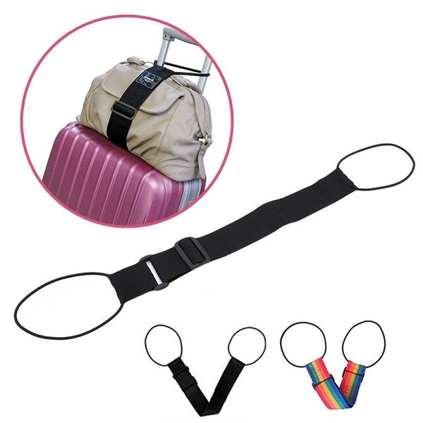 Adjustable Baggage Bungee Luggage Belts Suitcase Carrier Strap Travel ...