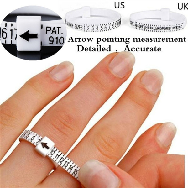 USUK British Degree Ring Ruler Hand Measurement Circle Measurement with ...