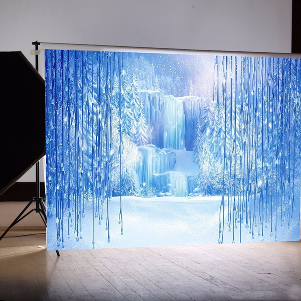 Ice Snow Photography Backdrop Props Photo Studio Background Wall Decor ...
