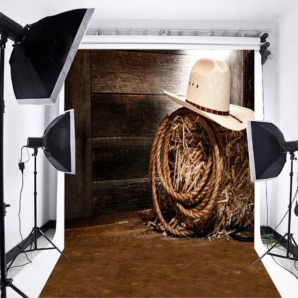 Vinyl Cowboy Prop Stage Show Backdrop Background Waterproof Photography ...