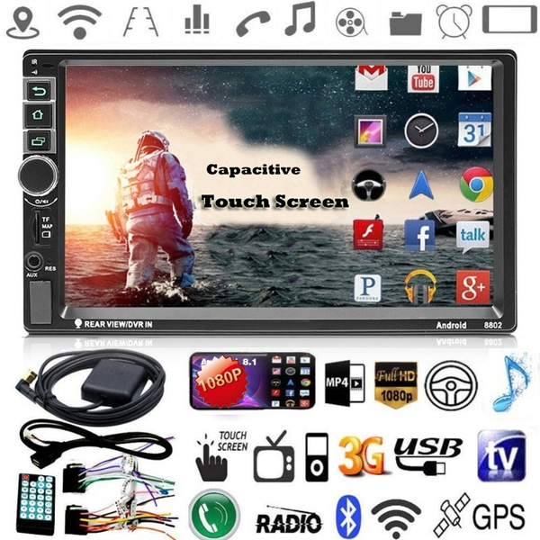 7018B Car Radio 7 Inch Dash Auto Audio MP5 Player Bluetooth Car Rear ...