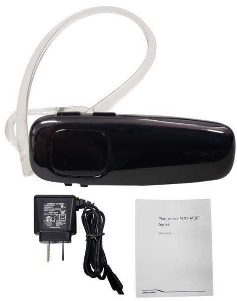 Plantronics M90 Bluetooth Wireless Universal Headset HD Audio - Shiny ...