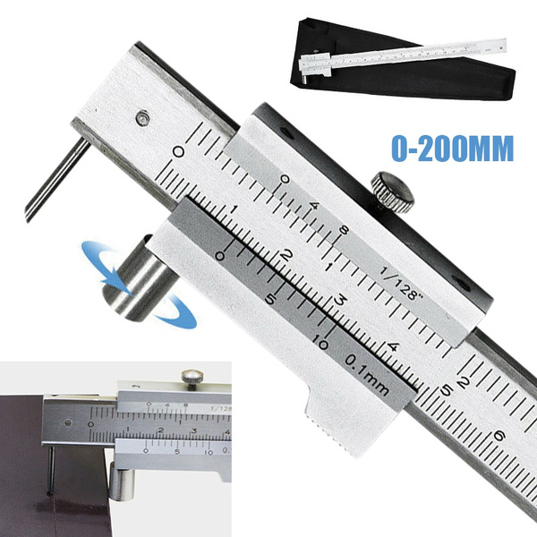 200mm Stainless Steel Parallel Marking Calipers Ruling Coating Gauge ...