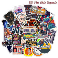 50 PCS Back To The Future Stickers Waterproof Pvc Classic Movie ...
