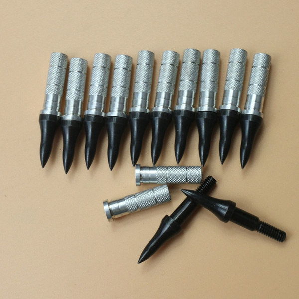 50Pcs 75 GrainTarget Arrow Point Archery Broadheads with Aluminum ...