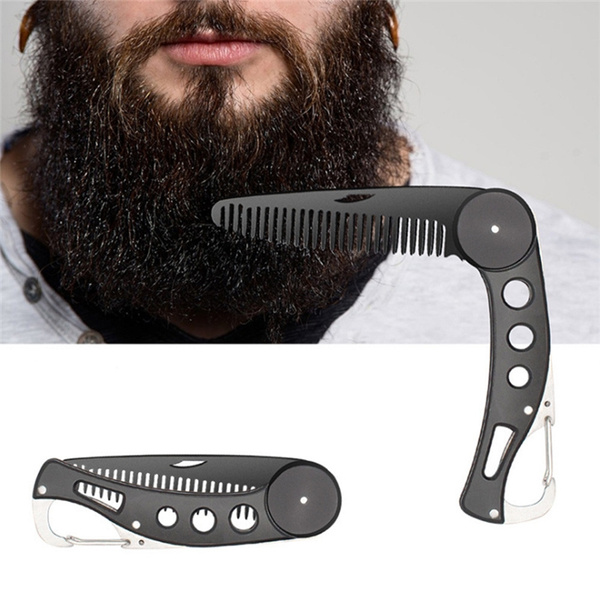 Foldable Men Beard Comb for Beard Care Mustache Styling Comb | Wish