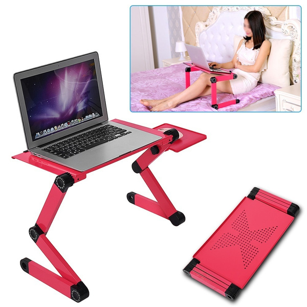 2 colors 360°Adjustable Laptop Desk Foldable Computer Table Stand ...