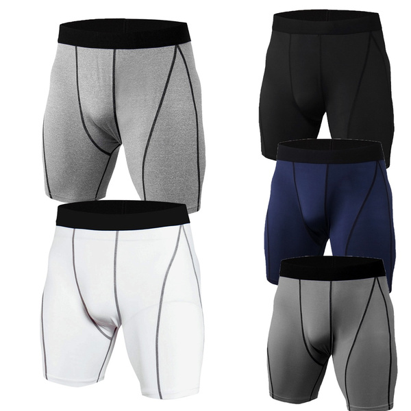 New Men Long Leg Underwear Male Shorts Pants Modal Boxer Sports Silky ...