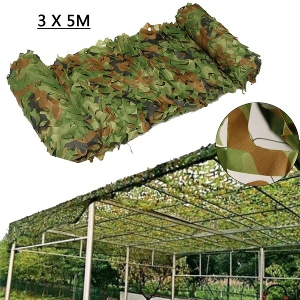 Camouflage Net Camo Army Hide Netting Camping Military Car Cover Tent ...