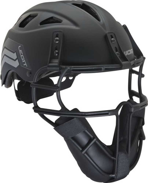 Worth LGTPH-B Legit Slowpitch Softball Pitchers Helmet Mask, Black ...