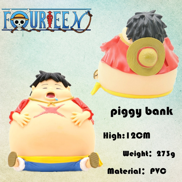 Anime One Piece Huge version of fat Chopper Luffy drooling Piggy bank ...