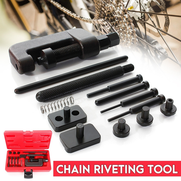 Motorcycle Chain Splitter Breaker Motorbike Riveting Tool Heavy Duty ...