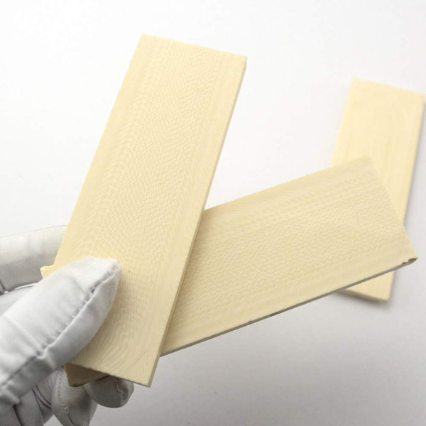 2pcs Alternative Imitation Ivory Substitute Knife Handle Blanks Scales ...