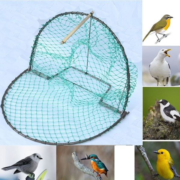 40cm Bird Sparrow Pigeon Quail Trap Mesh Outdoor Hunting Foldable ...