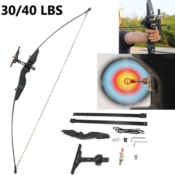 30/40 LBS M99 Adjustable Single Hole Aiming Straight Bow High Strength ...