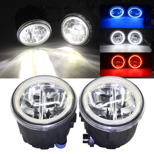 2 Pieces Car LED Fog Light DRL Daytime Running Lamp 4000LM 12V For ...