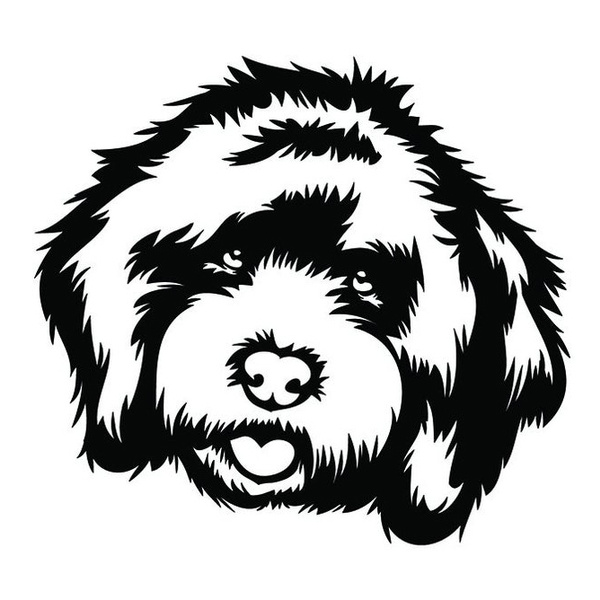 16cm Cockapoo Happy Dog Smiling Breed Pet Car Sticker | Wish