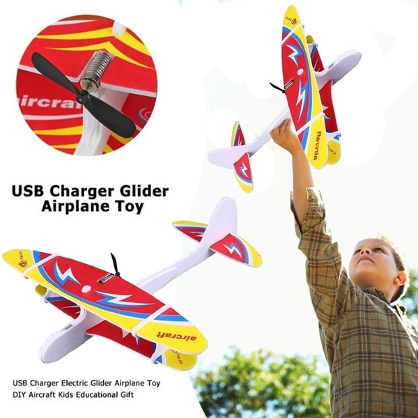 2019 Foam Aircraft Capacitor Electric Glider Model Plane Hand Launch ...