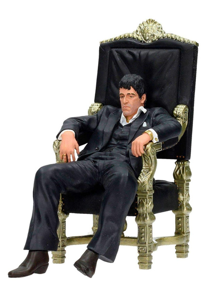 Scarface Tony Montana on Throne 7" Figure | Wish