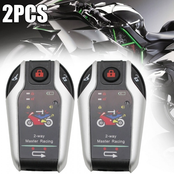 New Two Way Motorcycle Alarm Anti-theft System Burglary Alarm Remote ...