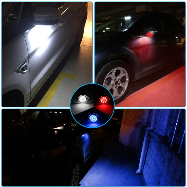 2Pcs LED Under Side Mirror Puddle Light for Ford Edge Fusion Flex ...