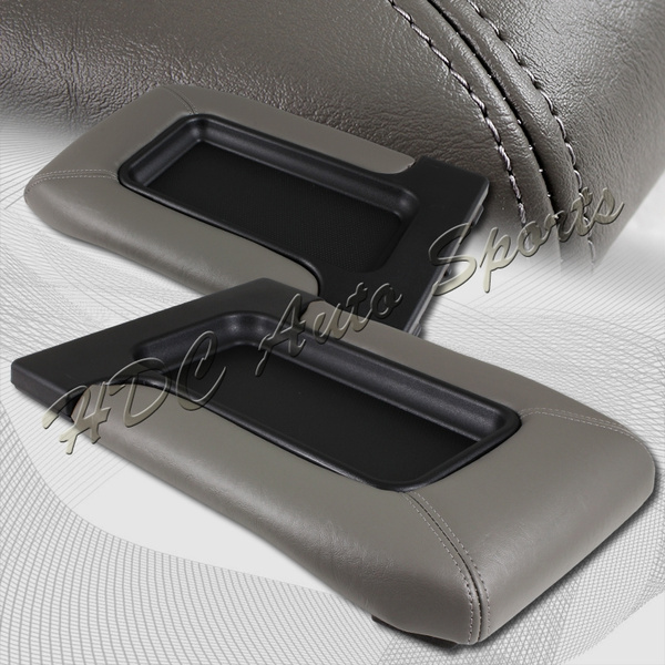 For 1999-2006 Chevy Silverado Grey Leather Center Console Box Arm Rest ...