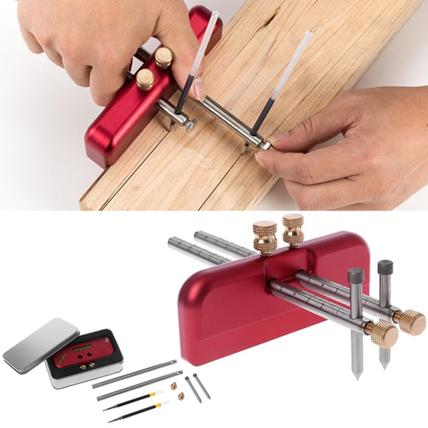 Woodworking Marker Double-head Scriber Parallel Layout Carpenter ...