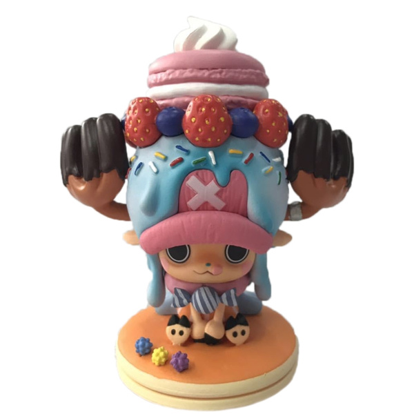 One Piece 15th Anniversary Anime candy dessert Chopper Biscuit cake PVC ...