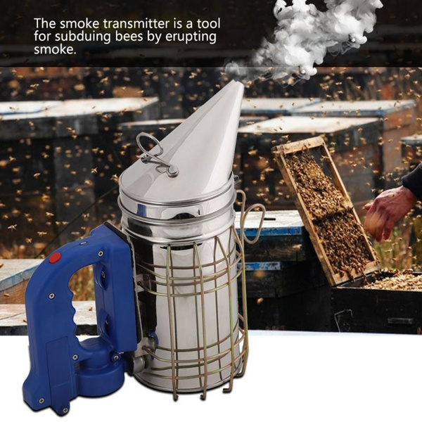 Electric Bee Smoke Transmitter Kit Stainless Steel Electric Beekeeping Tool Bee Smoker ...