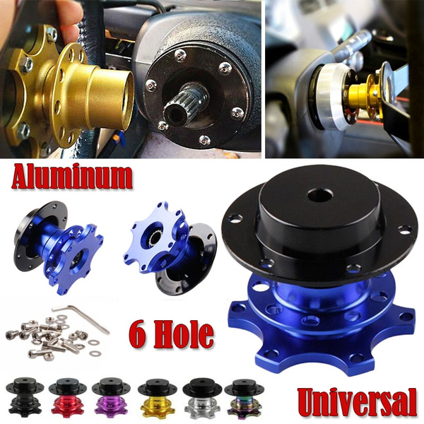 Aluminum Universal Car Steering Wheel Ball Quick Release Hub Volante ...
