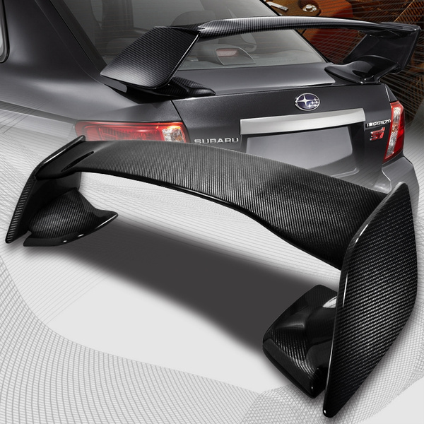 For 2008-2014 Subaru Impreza WRX Full Real Carbon Fiber Rear Trunk ...