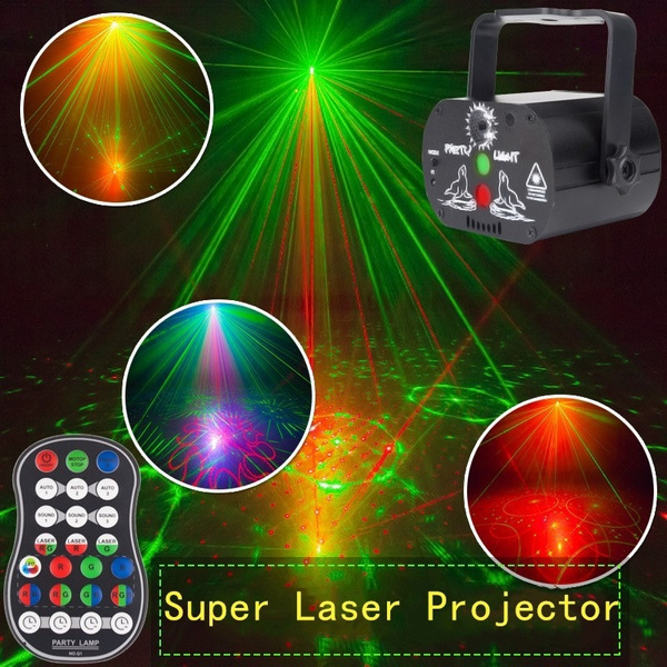 60 Patterns LED DJ Disco Party Lights Stage Projector Lighting with ...
