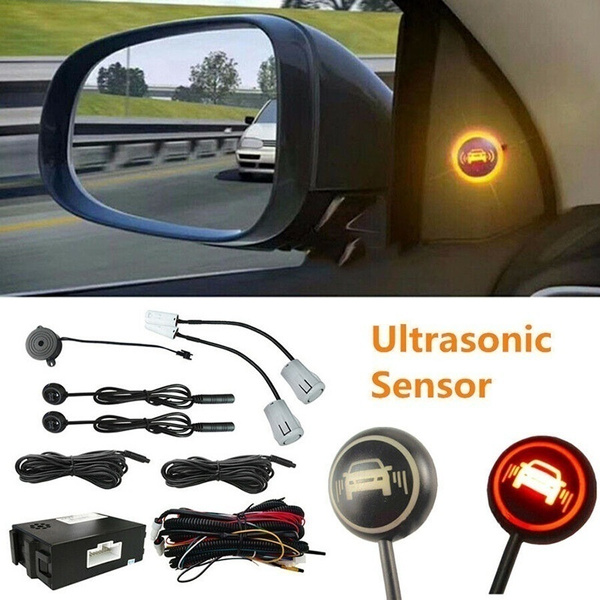 Ultrasonic Sensor Distance Assist Lane Changing LED Car Blind ...