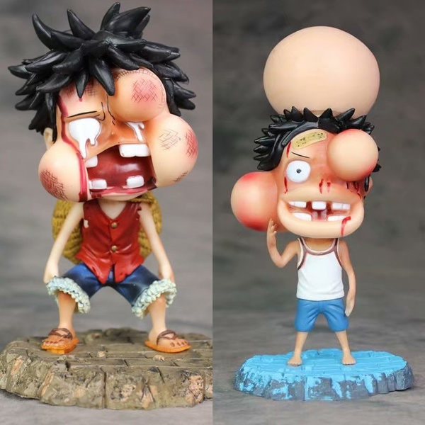 ONE PIECE edema face thief egg monkey D. Luffy figure decoration | Wish