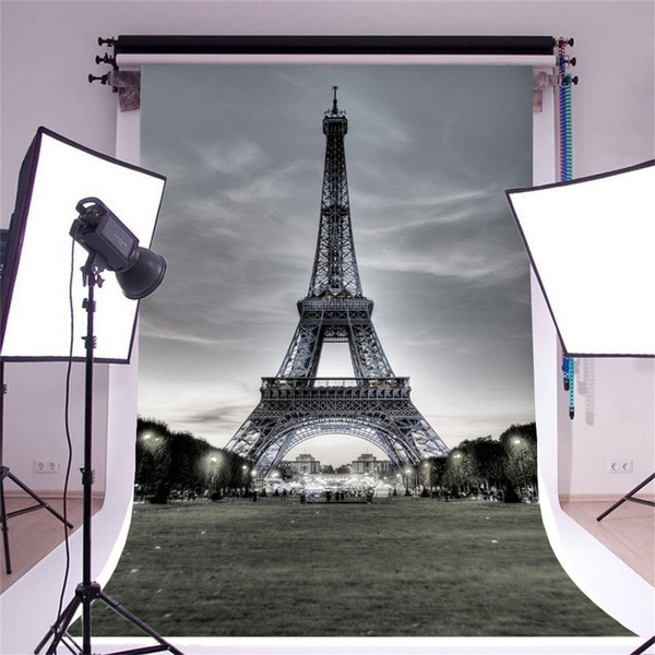 Eiffel Paris Scenic Photography Backgrounds Vinyl Studio Photo ...