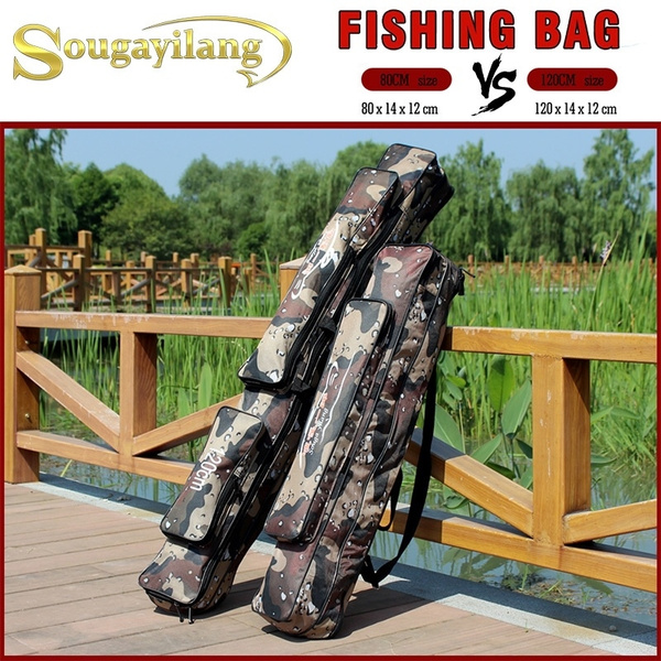 Fishing Tackle Bags Portable Outdoor Fishing 80/120cm Waterproof ...