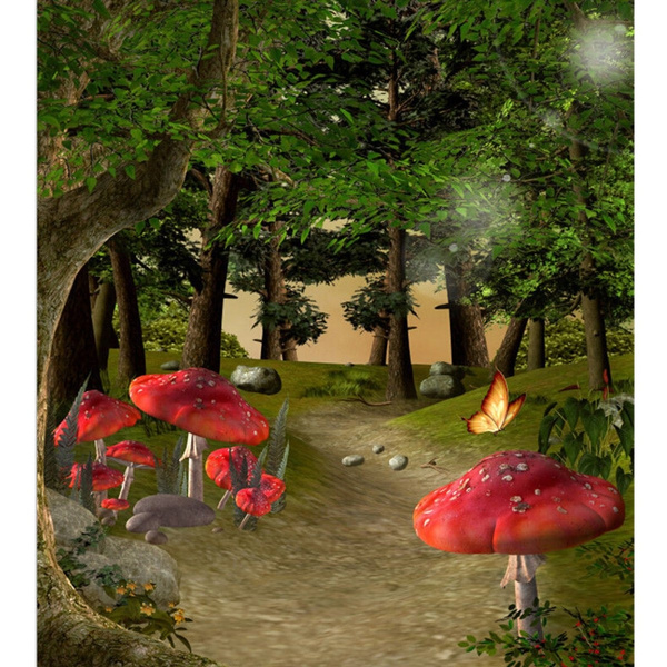 Forest Woodland Vinyl Photography Background Backdrop Photo Studio ...