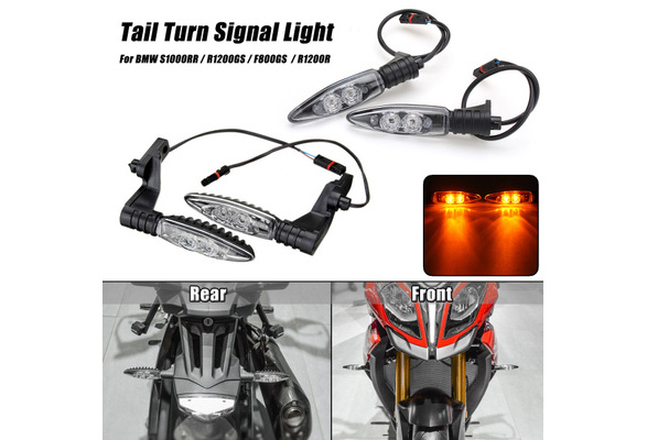 Lighting Rebacker Motorbike LED Turn Signal Indicator Light For BMW ...