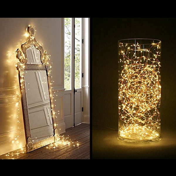 1M 2M LED String Lights Waterproof Copper Wire String Lights for ...