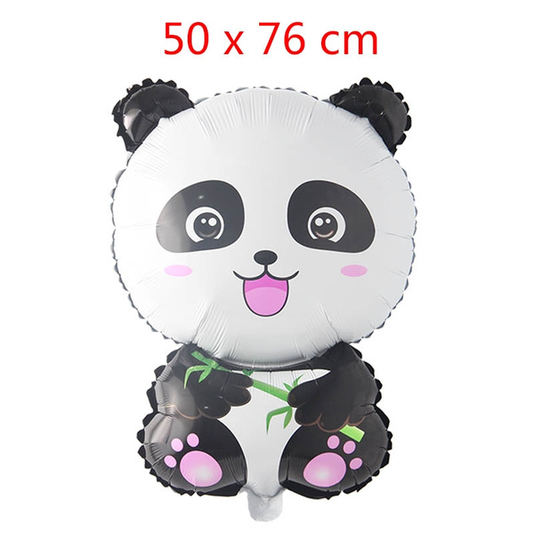 Cartoon Panda Foil Balloons China National Treasure Happy Birthday ...