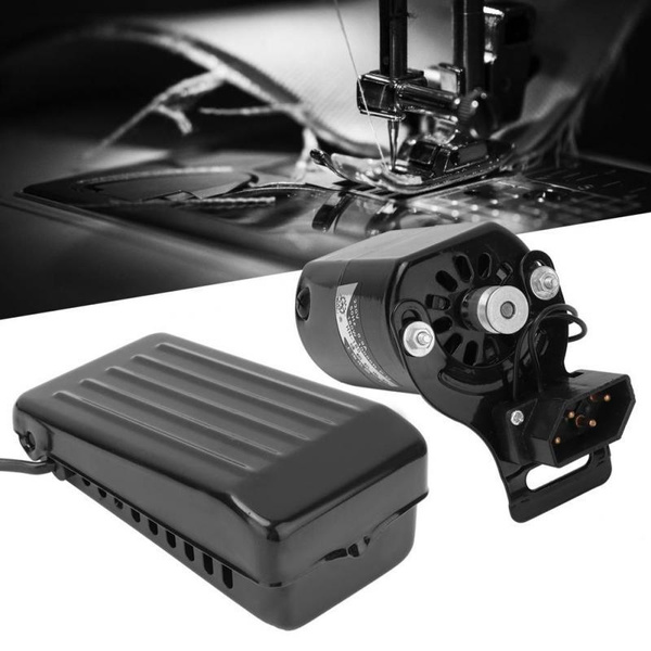 Black Sewing Machine Motor Foot Control Pedal Kit | Wish