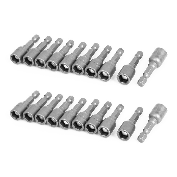 Magnetic Nut Driver Setter 8mm 5/16" Socket Adapter 20pcs | Wish
