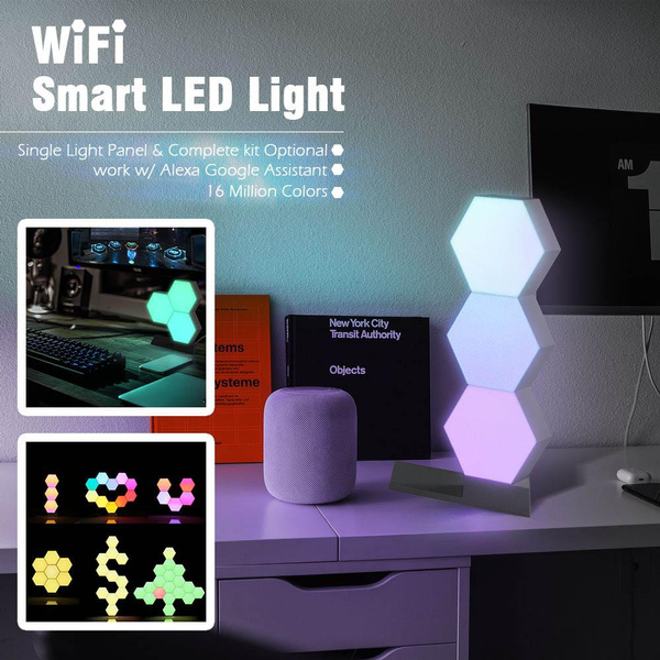 Yescom Smart Light Kit DIY Quantum Lights Work w/ WiFi Alexa Google ...
