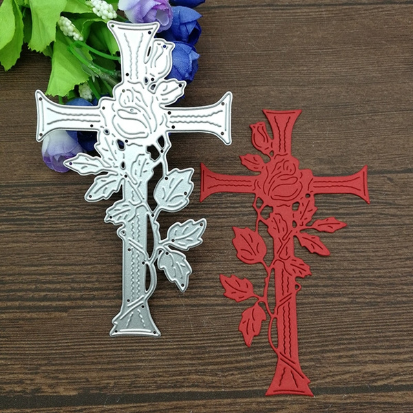Cross Vine Border Metal Dies Scrapbooking Metal Cutting Dies Craft ...