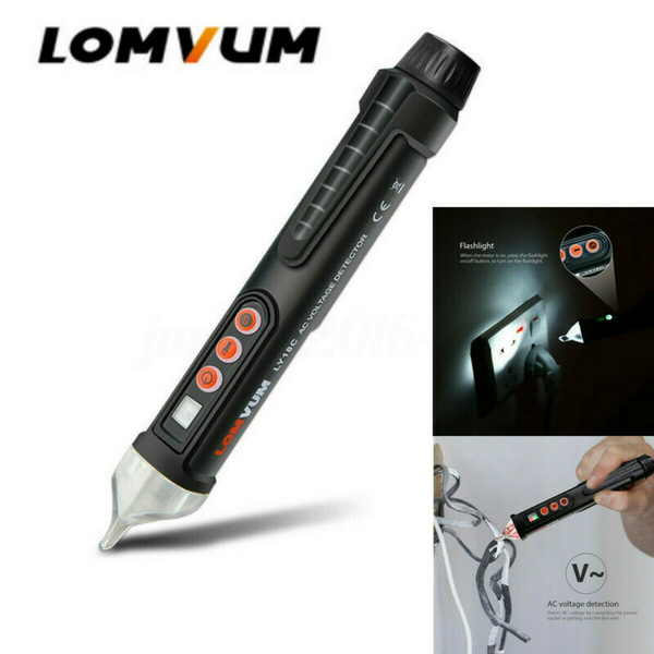 AC/DC Voltage Safety Tester Pen Test Pencil 12V/48V-1000V Sensitivity ...