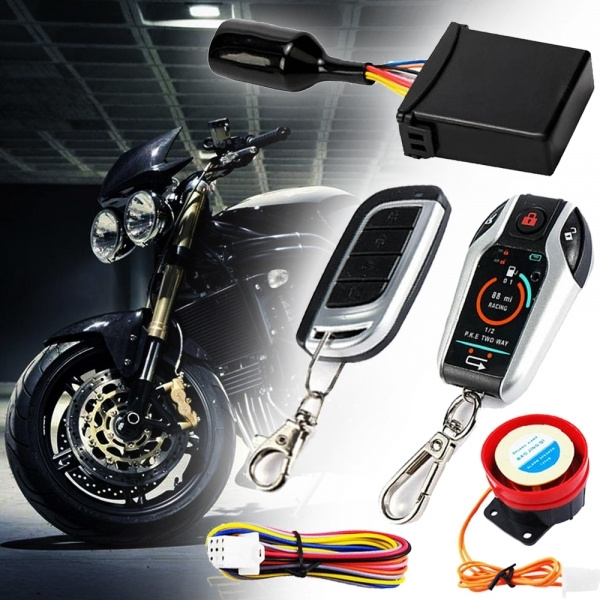 Universal Two Way Motorcycle Security Alarm System Anti-theft Remote ...