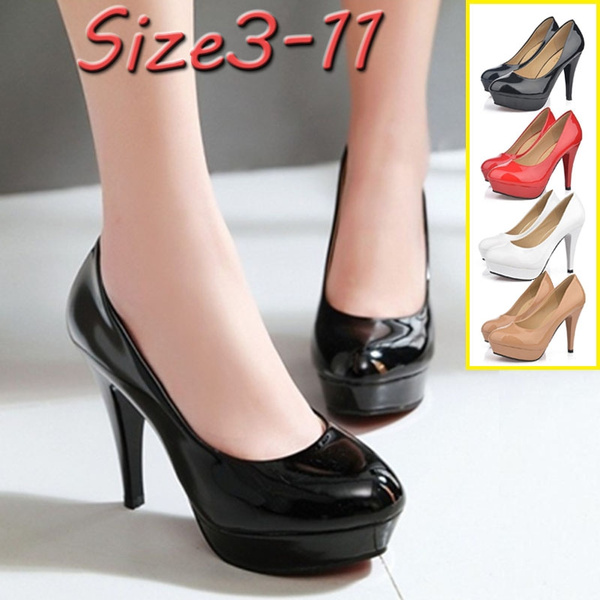 Women Office Fashion Ladies Platform High Heels New Arrival Round Toe ...